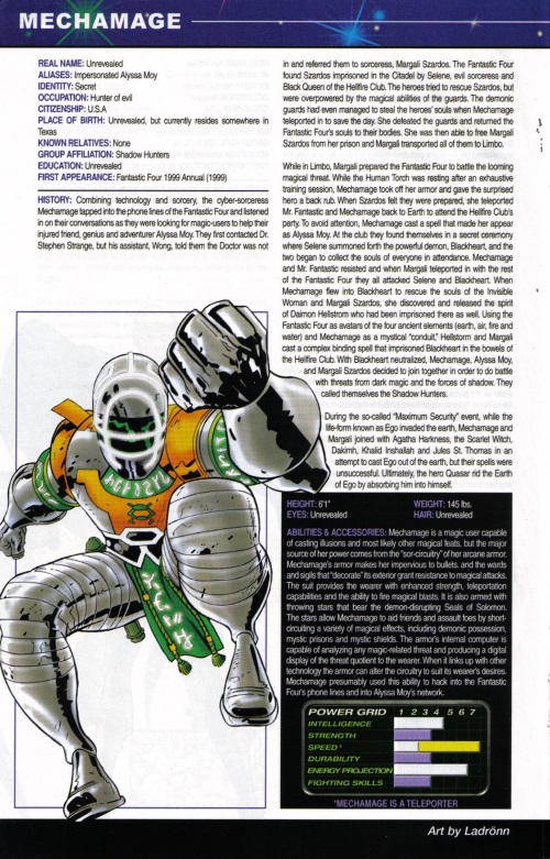 440) Technomagic – Hugh Fox Superpowers List