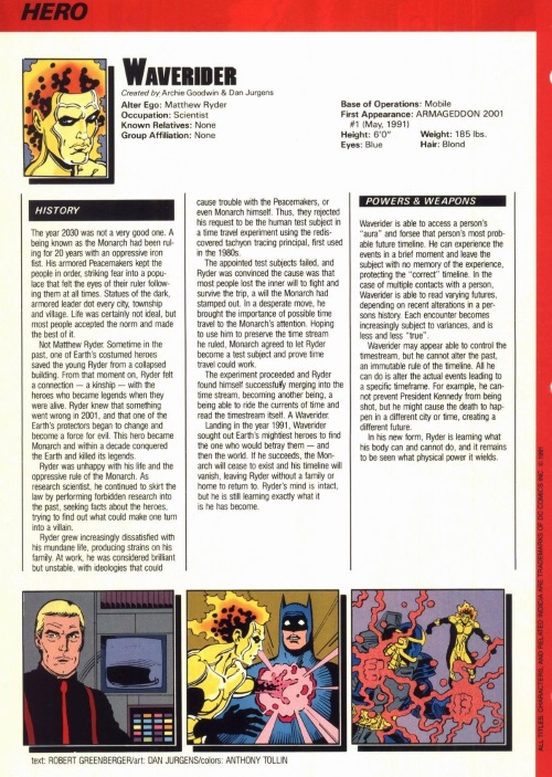 450) Time Manipulation – Hugh Fox Superpowers List