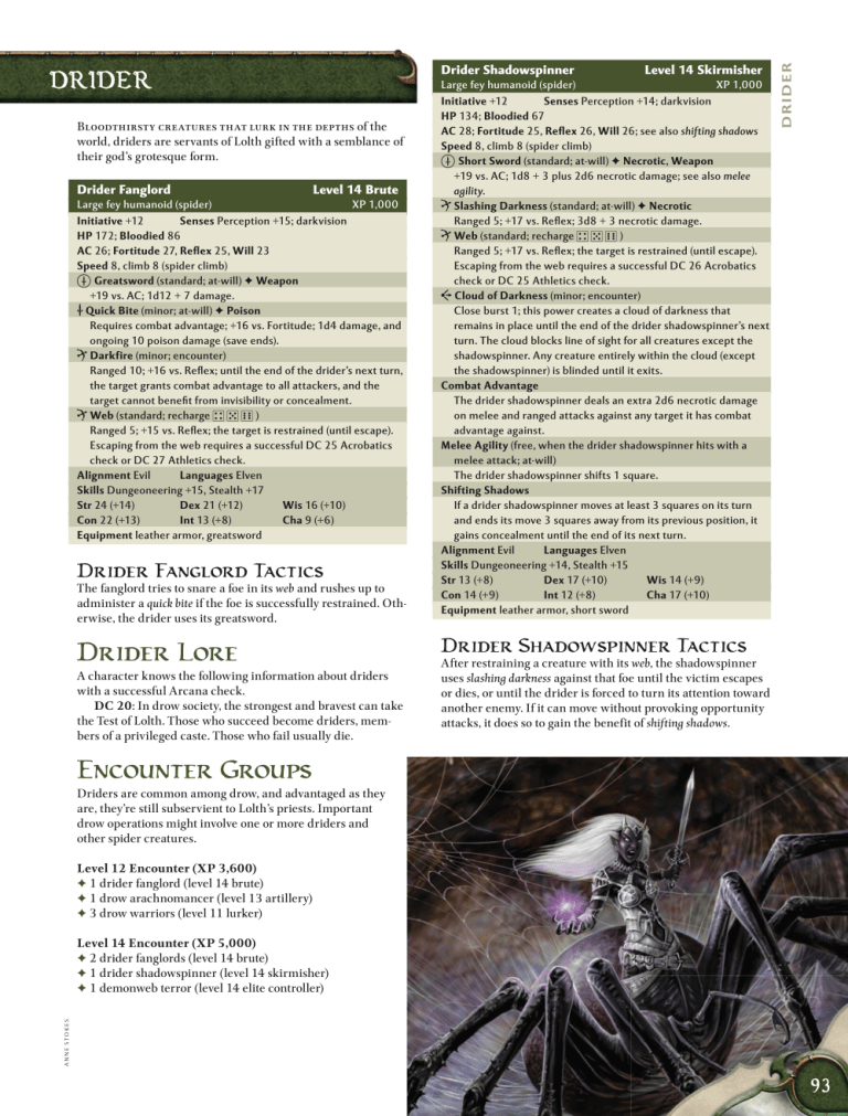 043) Arachnid Anatomy – Foxhugh Superpowers List