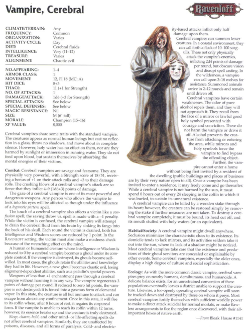 466) Vampire Anatomy – Foxhugh Superpowers List
