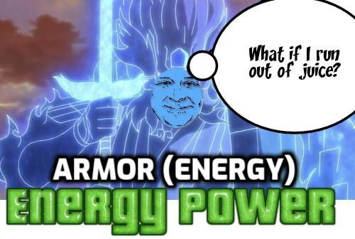 046) Armor (energy) – Hugh Fox Superpowers List