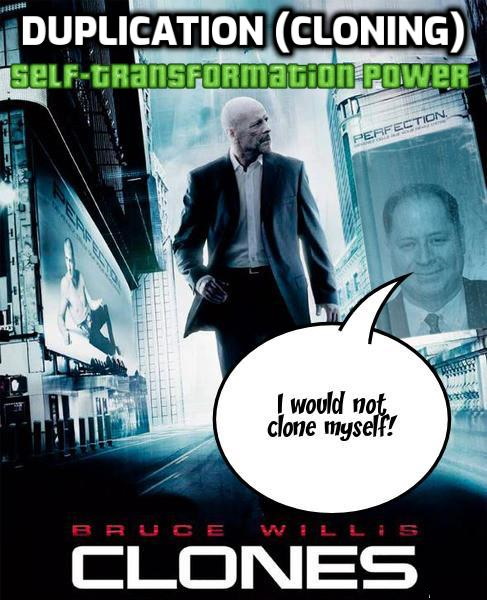 144) Duplication (cloning) – Hugh Fox Superpowers List
