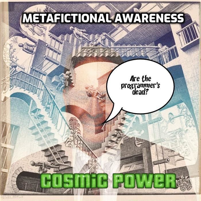 284) Metafictional Awareness – Hugh Fox Superpowers List