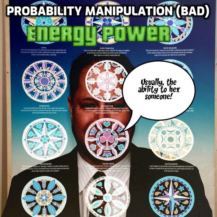 360) Probability Manipulation (bad) – Hugh Fox Superpowers List