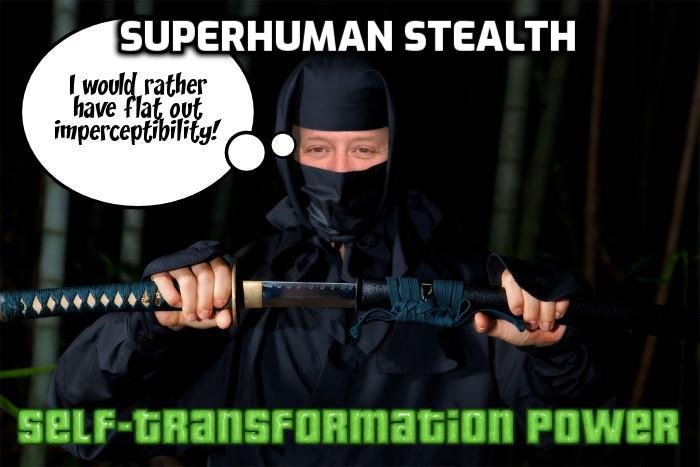 430) Superhuman Stealth – Foxhugh Superpowers List