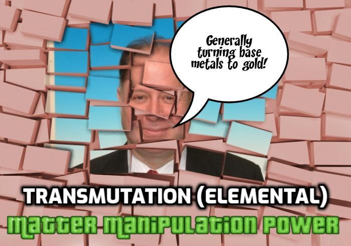 455) Transmutation (elemental) – Hugh Fox Superpowers List