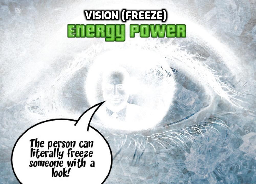 472) Vision (freeze) – Hugh Fox Superpowers List