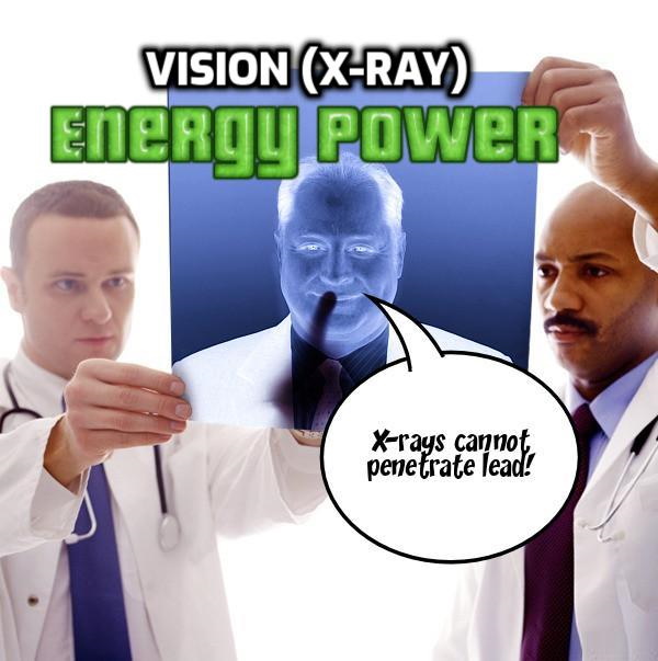 483) Vision (X-ray) – Hugh Fox Superpowers List